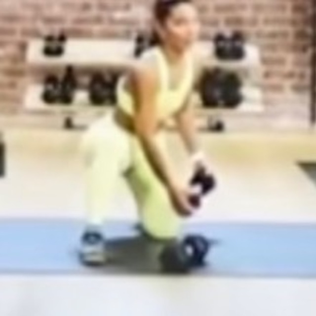 Lunge Tap Ball Infront Foot To Chest by Melissa Leng - Exercise How-to ...