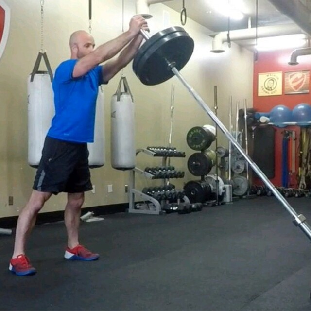 Landmine Plate Raise by David H. - Exercise How-to - Skimble