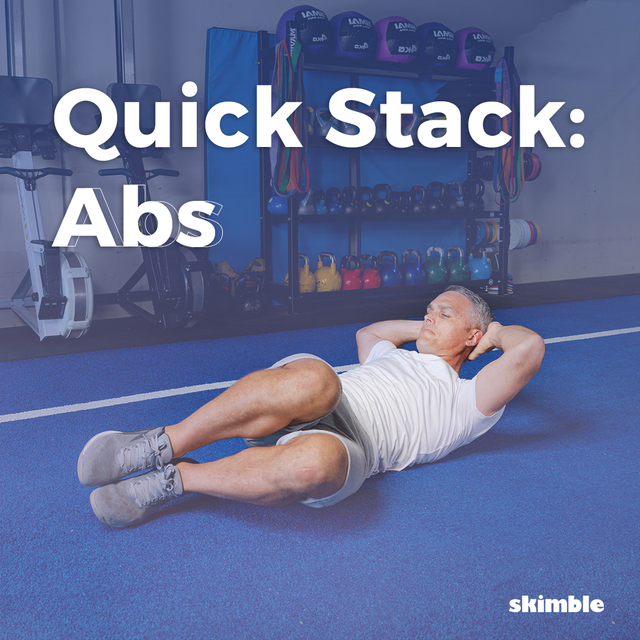 クイックスタック：アブス - Moderate Workout - Skimble Workout Trainer