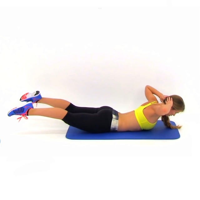 Prone Upper-back Squeeze by Ömer Köseoğlu - Exercise How-to - Skimble