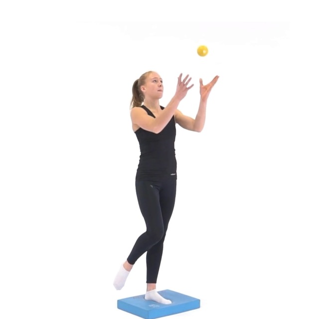 Left Leg Ball Toss by Brian Fallon - Exercise How-to - Skimble