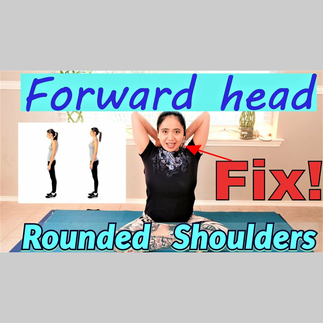 Follow Along Exercises For Forward Head And Rounded Shoulders Posture ...