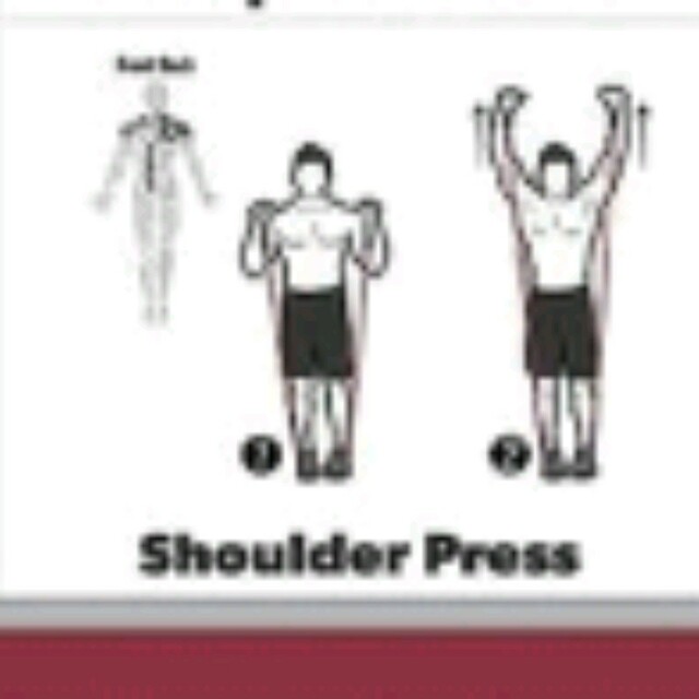 Banded Shoulder Press by Angel Ehrlich - Exercise How-to - Skimble