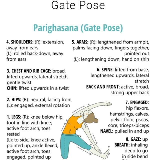 Gate Pose Both Sides by 𝔻𝕖𝕤𝕖𝕣𝕥 𝔽𝕠𝕩🦊 🌟 - Exercise How-to - Skimble