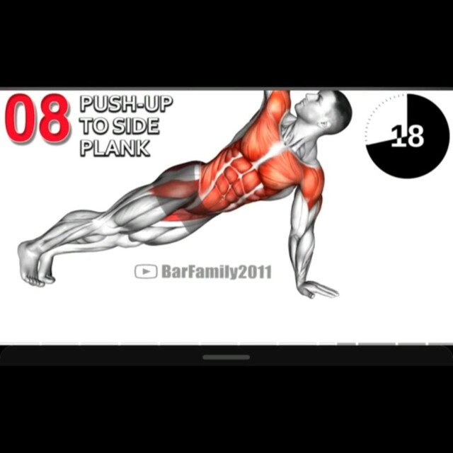 Push Up To Side Plank by Isreal E. - Exercise How-to - Skimble
