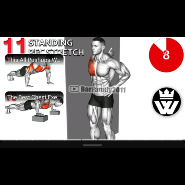 Standing Pec Stretch by Isreal E. - Exercise How-to - Skimble