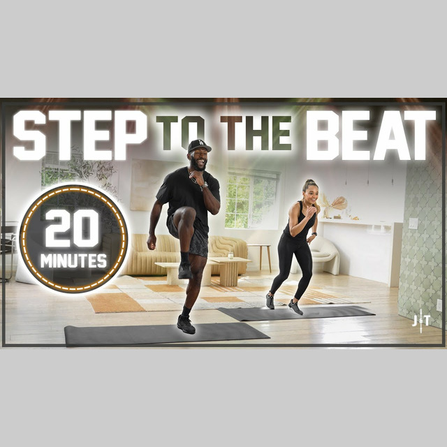 20 Minute Step To The Beat Workout [Low Impact & Motivating] - Free ...