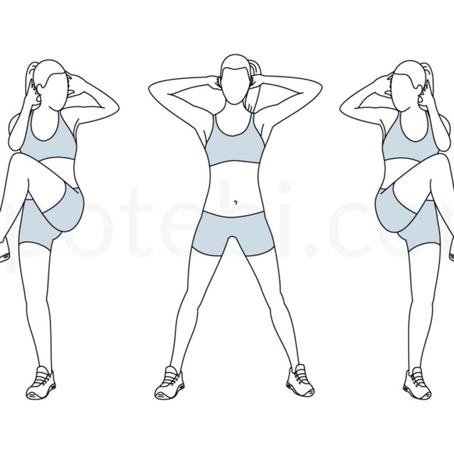 Knee-to-Elbow by Keith Grant - Exercise How-to - Skimble