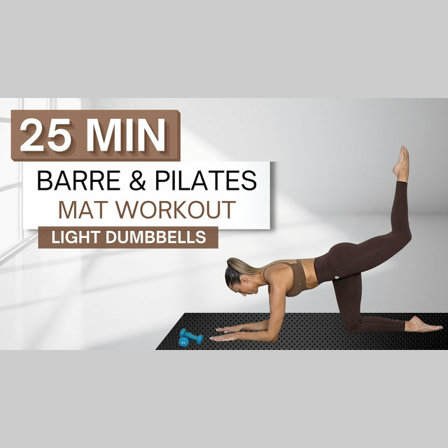 Barre & Pilates Mat Workout - Free Pilates Workout - Skimble