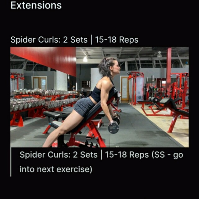 Spider Curls: 2 Sets | 15-18 Reps by Corporal Knutson - Exercise How-to ...