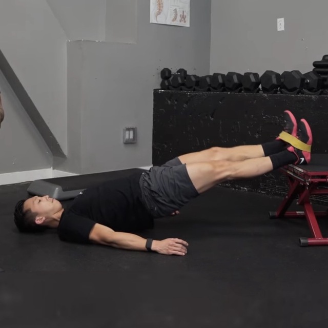 Feet Elevated Psoas March by Ömer Köseoğlu - Exercise How-to - Skimble