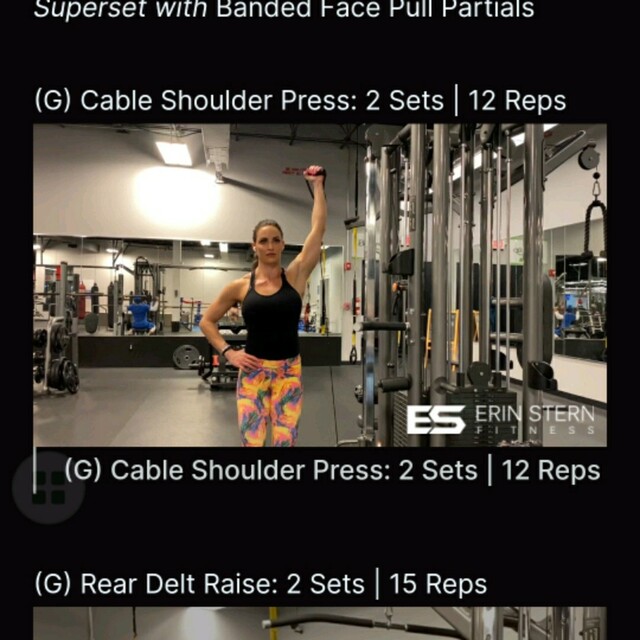 Cable Shoulder Press: 2 Sets | 12 Reps by Corporal Knutson - Exercise ...