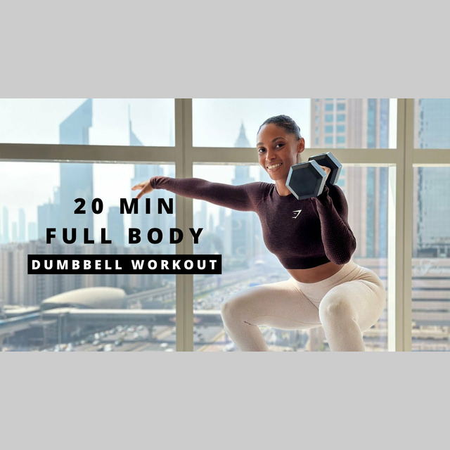 20-min FULL BODY DUMBBELL Workout Routine | [Build Muscle & Strength ...
