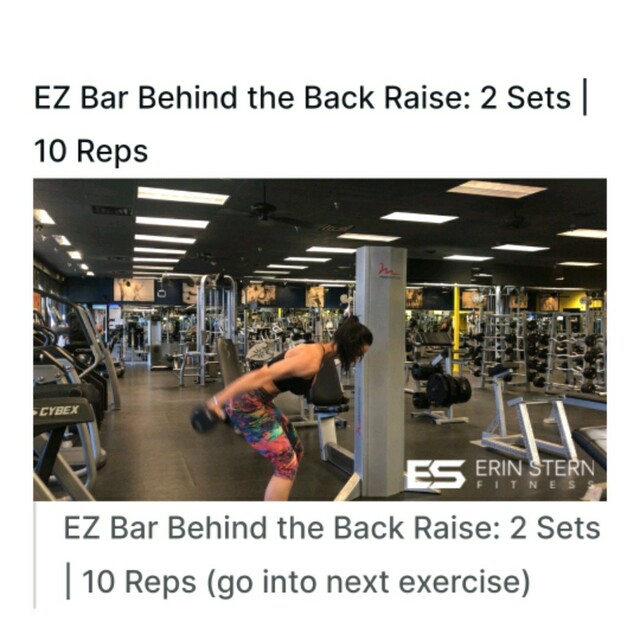 EZ Bar Behind the Back Raise: 2 Sets | 10 Reps by Corporal K ...