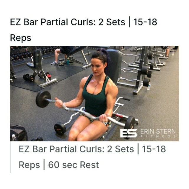 EZ Bar Partial Curls: 2 Sets | 15-18 Reps by Corporal K. - Exercise How-to - Skimble