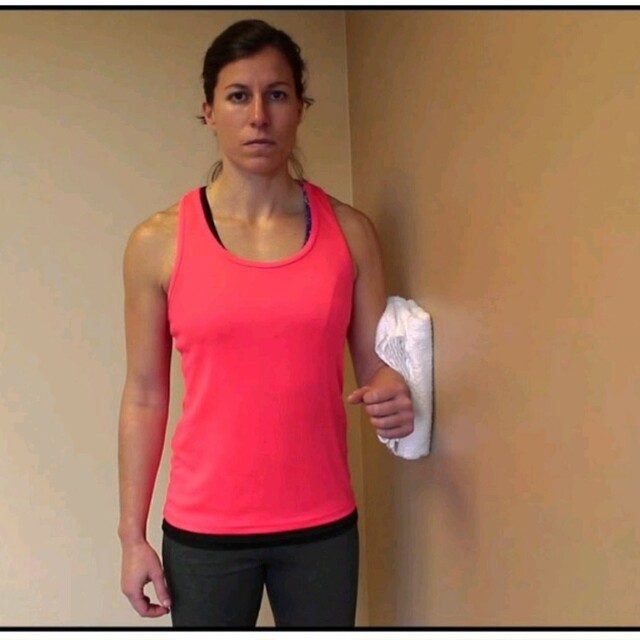 Isometric Shoulder External Rotation With Ball At Wall by Susan H ...