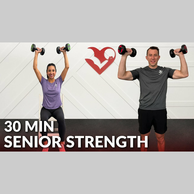 30 Min Strength Training for Seniors Exercise at Home for Over 60 ...