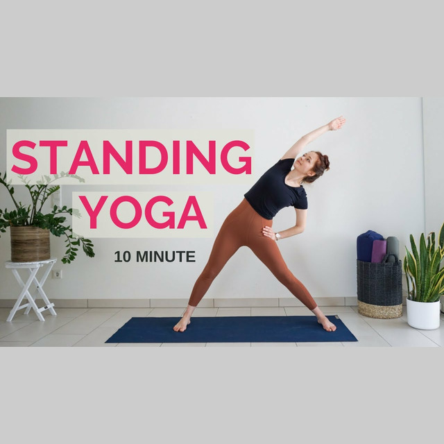10 min STANDING YOGA STRETCH | Full Body Move & Stretch | Yoga without ...