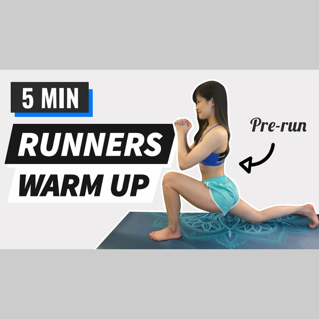 Quick RUNNER'S WARM UP Stretches - Dynamic Stretches BEFORE Running - Free Warmup Workout - Skimble