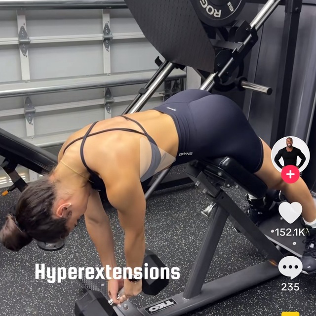 Weighted Hyperextentions by Leyna Zapata - Ejercicio Cómo hacerlo - Skimble