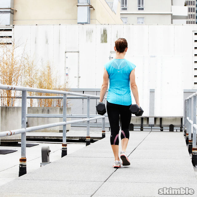 Farmer's Walk - Exercise How-to - Workout Trainer by Skimble