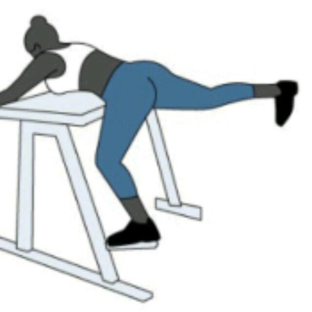 single-leg reverse hypers/hipers inversas con una sola pierna by Xexu L ...