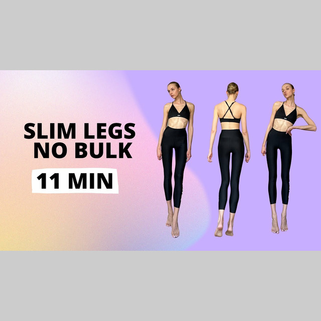 Slim Legs No Bulk Workout 11 Minutes / Nina Dapper Model & Lifestyle ...