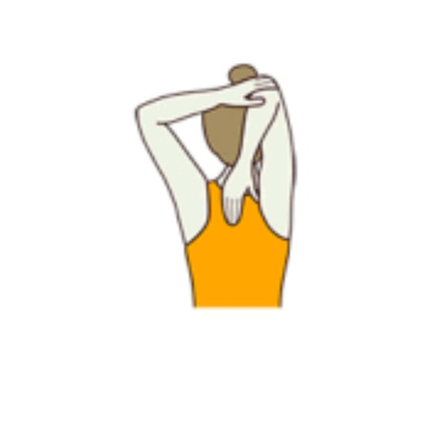 Overhand Shoulder Stretch Right by 𝔻𝕖𝕤𝕖𝕣𝕥 𝔽𝕠𝕩🦊 🌟 - Exercise How-to ...