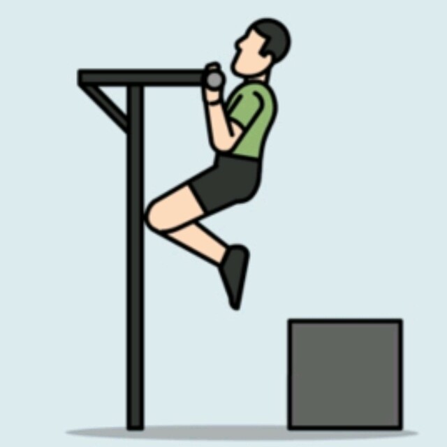 90° HANG AND PULL CHIN OVER BAR by Kimberly C - Exercise How-to - Skimble