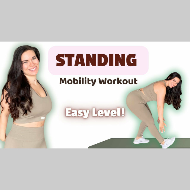 15 MIN STANDING MOBILITY WORKOUT for full body relaxation! (Easy Level ...