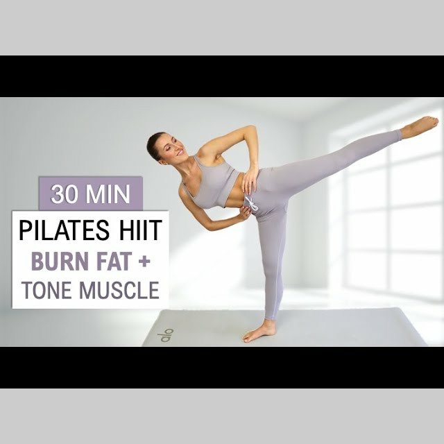 30 Min Pilates HIIT | Burn Fat + Tone Muscle | Full Body Burn | Feel ...