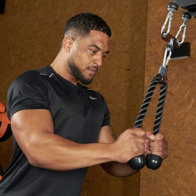 Tricep Rope Pull down by Rayel R. - Exercise How-to - Skimble