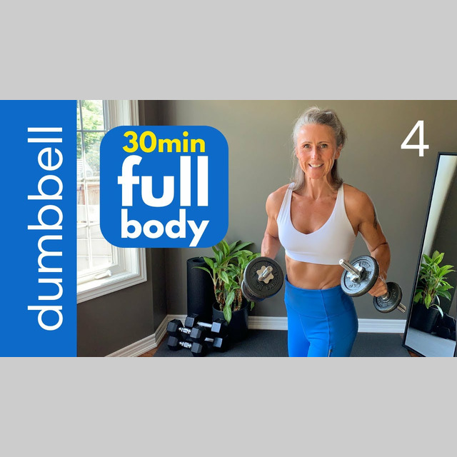 30-Minute FULL BODY DUMBBELL WORKOUT build muscle & burn calories at ...