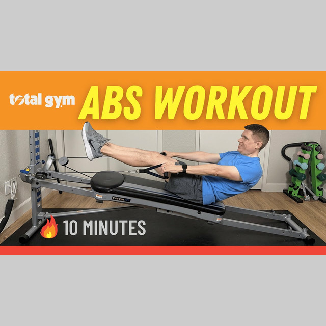 10 Minute Ab Workout - Total Gym Cable Sit-Ups, Oblique Twists ...