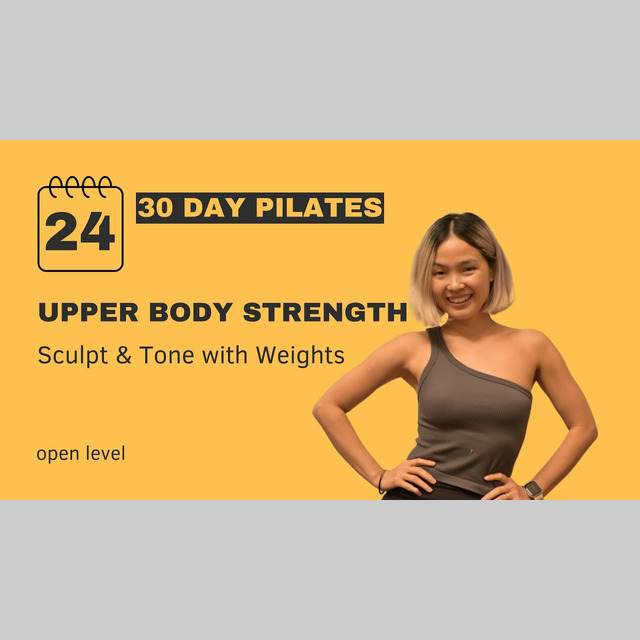 Day 24: UPPER BODY STRENGTH WITH WEIGHTS – Arms Workout for Women & Men ...