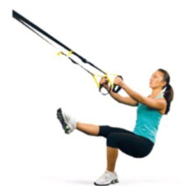 TRX Single Leg Squat by Gabi Wolosik - Exercise How-to - Skimble