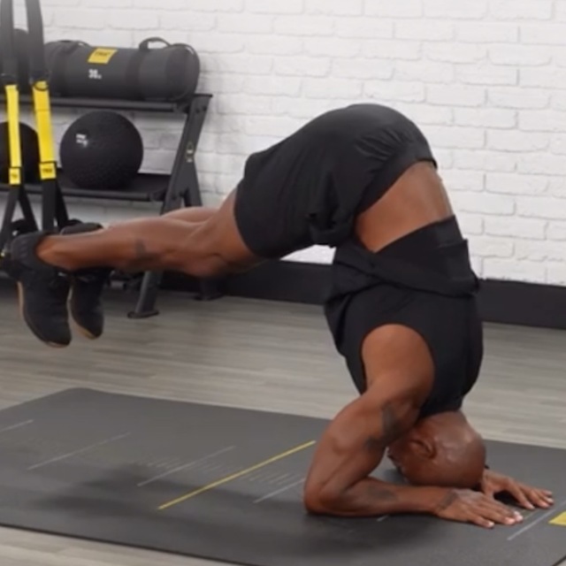 TRX Forearm split pike by Gabi Wolosik - Exercise How-to - Skimble