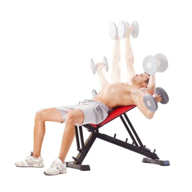 Dumbbell Press Flye by Kendall Moore - Exercise How-to - Skimble