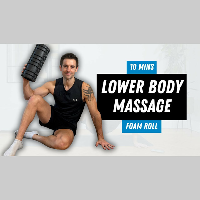 Lower Body Foam Roll Massage - Free Lower Body Workout - Skimble