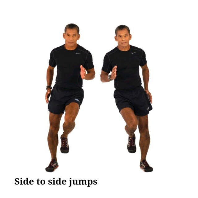 Side To Side Jumps by Terrence Laukkanen - Exercise How-to - Skimble