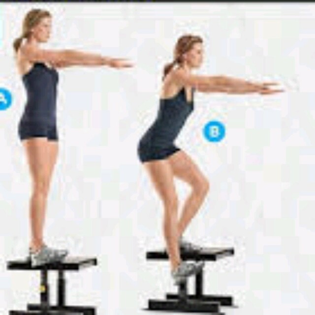 Elevated Single Leg Squat by Patrice A. - Exercise How-to - Skimble