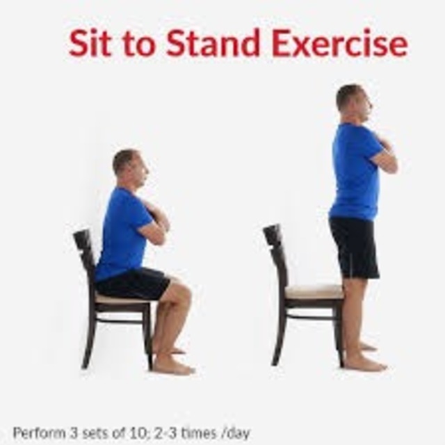 Chair Sit To Stand by May Ben Yehuda - Exercise How-to - Skimble