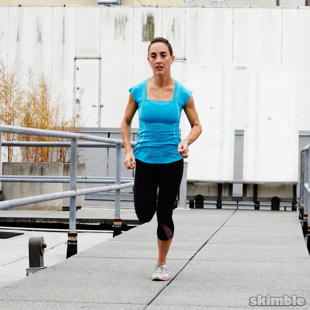 Corriendo - Ejercicio Cómo hacerlo - Skimble Workout Trainer