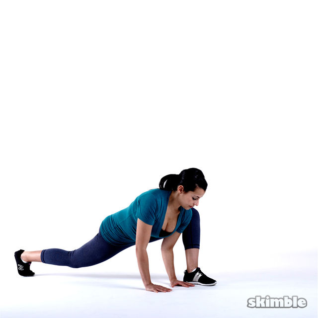 Runner's Lunge with Stretch - Exercise How-to - Skimble