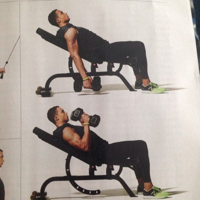 Incline Dumbbell Curls by Rob D - Exercise How-to - Skimble