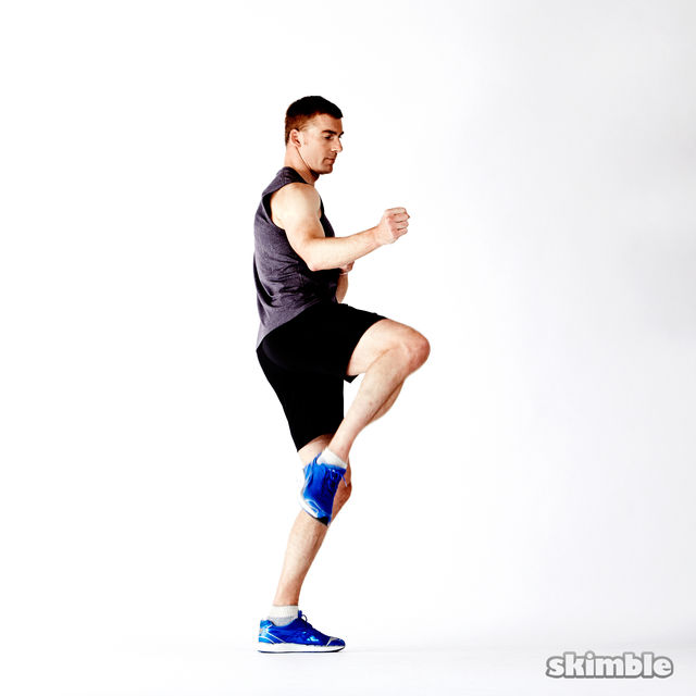 Patadas circulares alternadas - Ejercicio Cómo hacerlo - Skimble