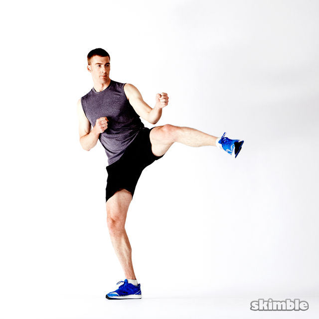 Patadas circulares alternadas - Ejercicio Cómo hacerlo - Skimble