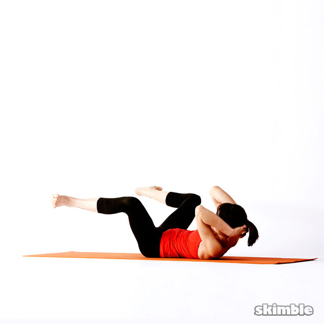 Elbow to Knee | Exercise How-to - Skimble