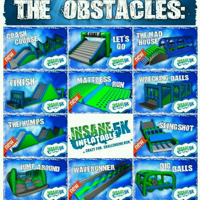 Insane5K Inflatable Obstacle Course - Top Intense Workout by Karina S ...