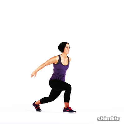 Waitress Stretch - Exercise How-to - Workout Trainer by Skimble